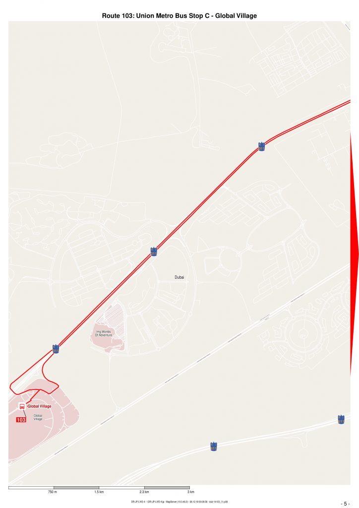 103 Bus Route in Dubai - Time Schedule, Stops and Maps - Your Dubai Guide