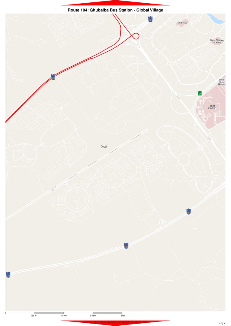 104 Bus Route in Dubai – Time Schedule, Stops and Maps – Your Dubai Guide