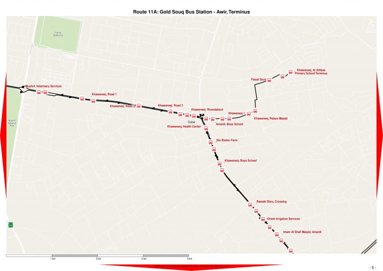 11A Bus Route in Dubai - Time Schedule, Stops and Maps - Your Dubai Guide