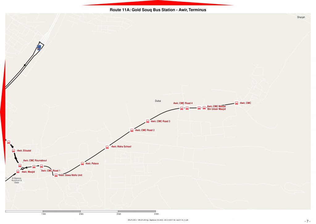 11A Bus Route in Dubai – Time Schedule, Stops and Maps – Your Dubai Guide
