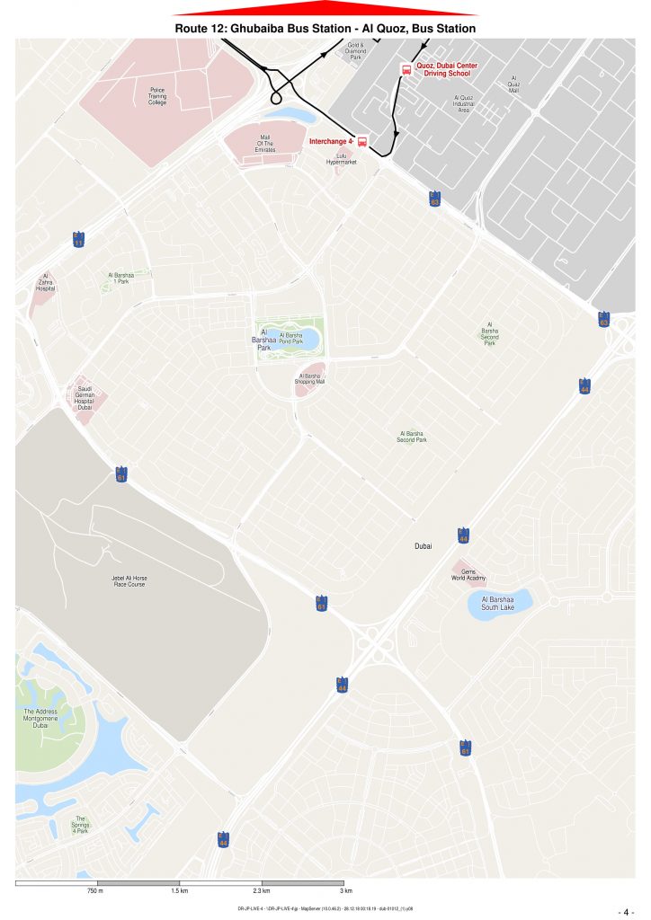 12 Bus Route in Dubai - Time Schedule, Stops and Maps - Your Dubai Guide