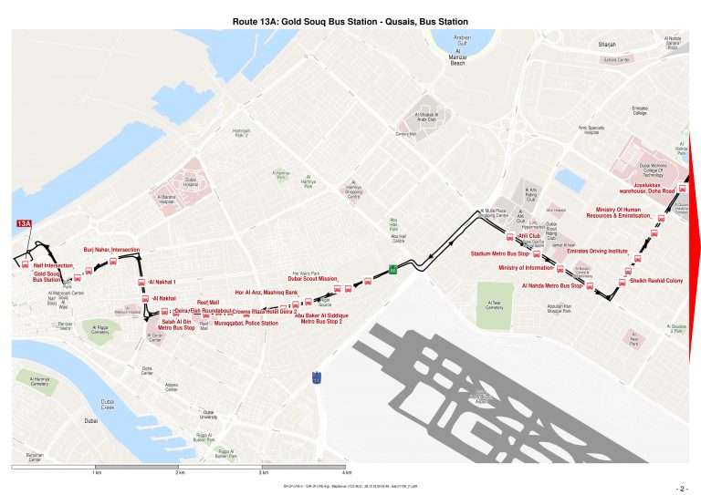 13A Bus Route in Dubai – Time Schedule, Stops and Maps – Your Dubai Guide