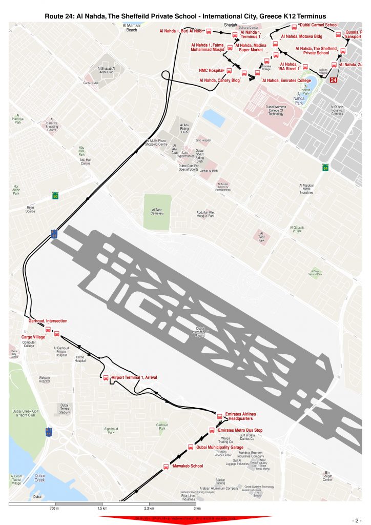 24 Bus Route in Dubai - Time Schedule, Stops and Maps - Your Dubai Guide