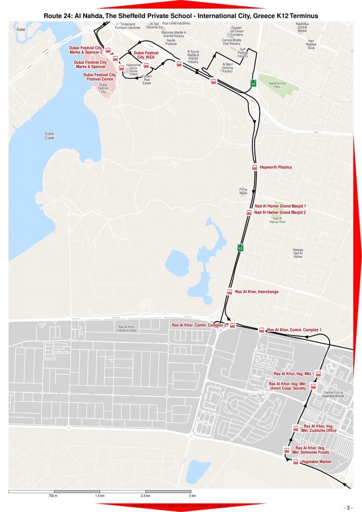 24 Bus Route in Dubai - Time Schedule, Stops and Maps - Your Dubai Guide
