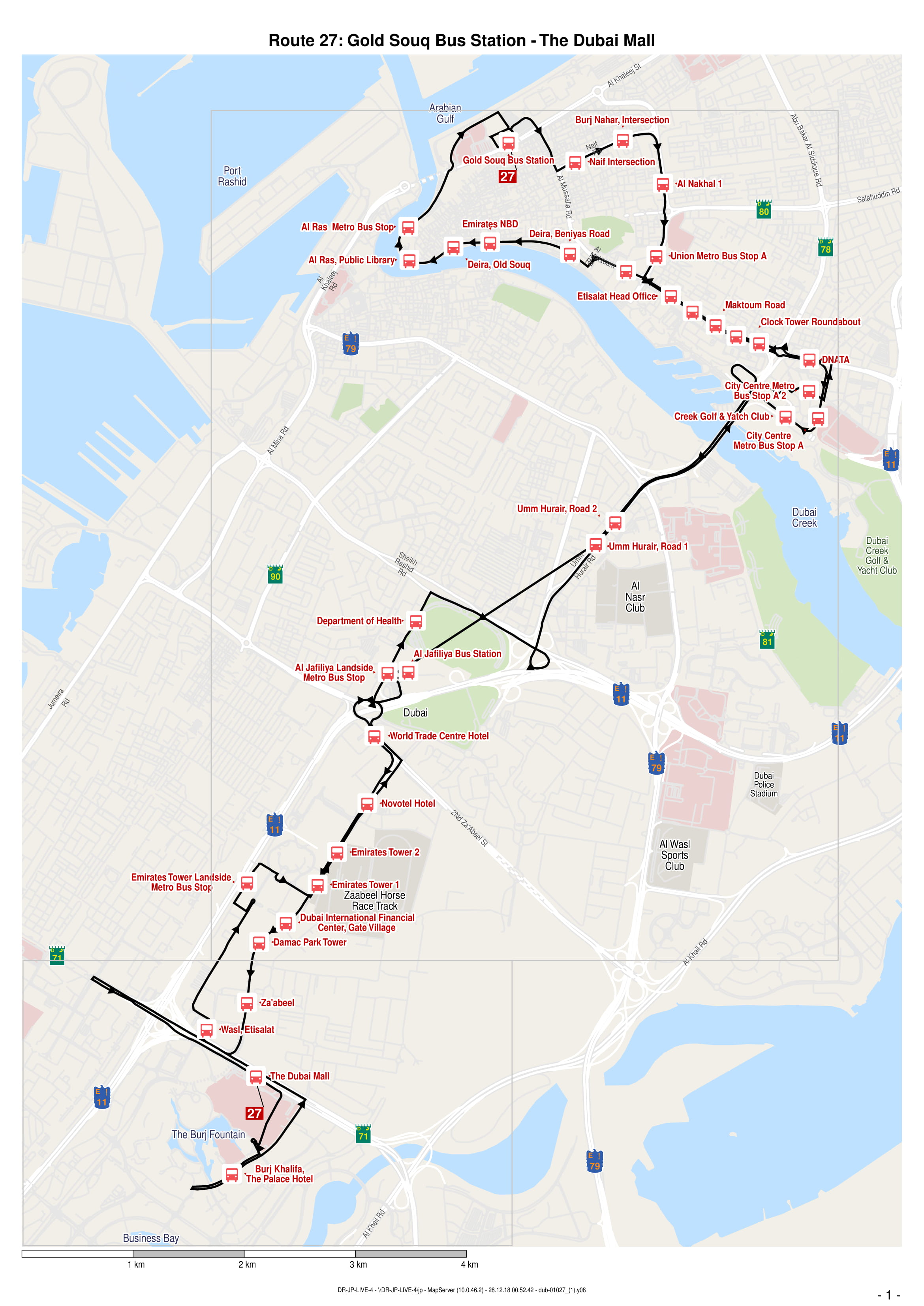 27 Bus Route In Dubai Time Schedule Stops And Maps Your Dubai Guide