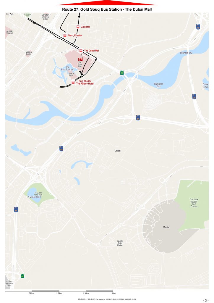 27 Bus Route in Dubai - Time Schedule, Stops and Maps - Your Dubai Guide