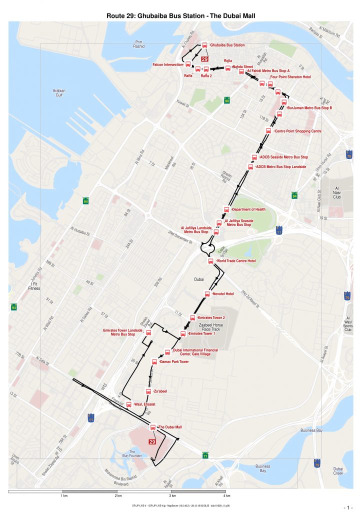 29 Bus Route in Dubai - Time Schedule, Stops and Maps - Your Dubai Guide