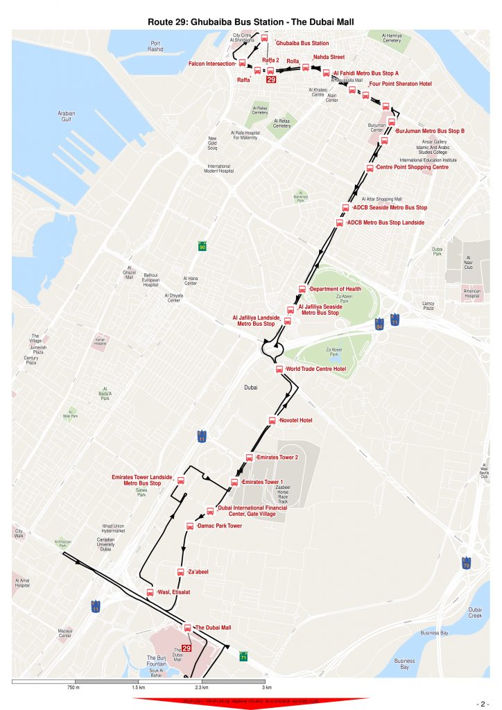 29 Bus Route in Dubai - Time Schedule, Stops and Maps - Your Dubai Guide