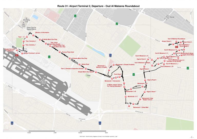 31 Bus Route in Dubai - Time Schedule, Stops and Maps - Your Dubai Guide