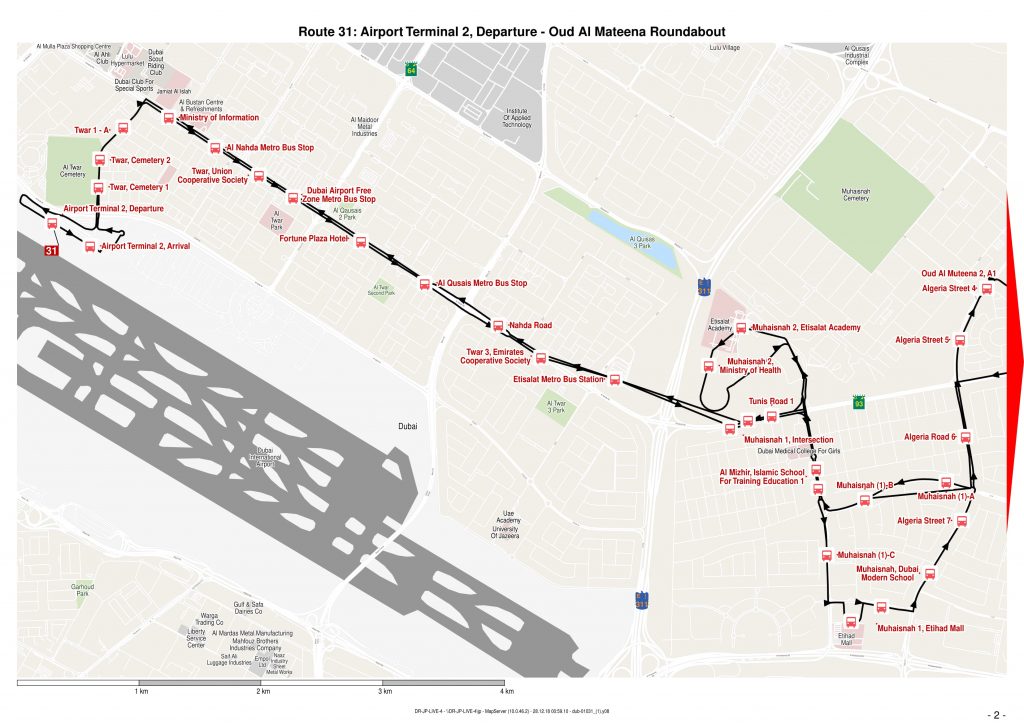 31 Bus Route in Dubai – Time Schedule, Stops and Maps – Your Dubai Guide