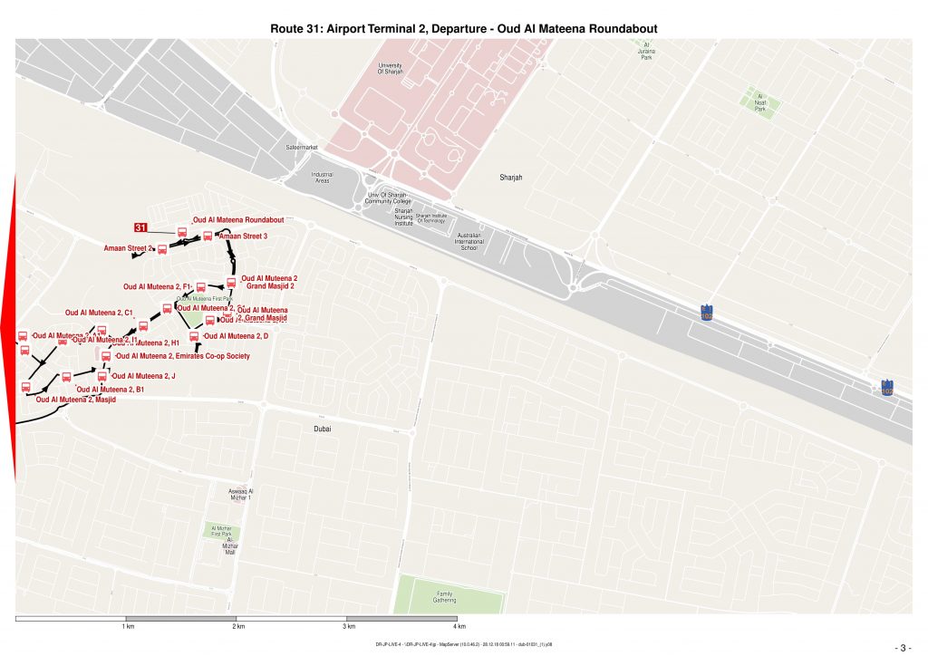 31 Bus Route in Dubai – Time Schedule, Stops and Maps – Your Dubai Guide