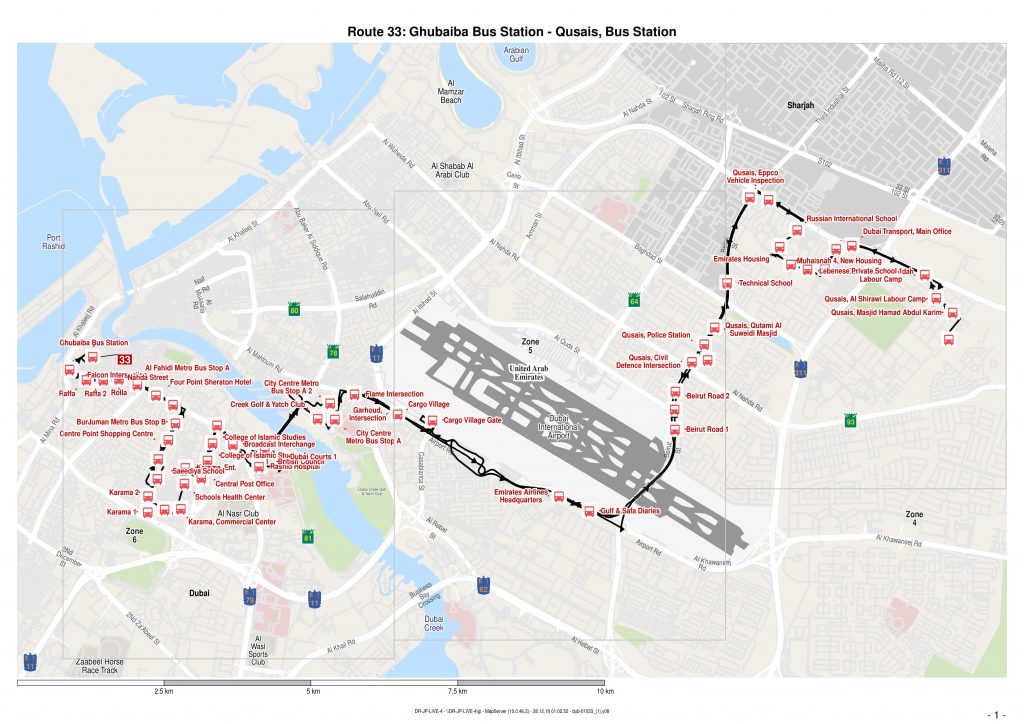 33 Bus Route in Dubai - Time Schedule, Stops and Maps - Your Dubai Guide