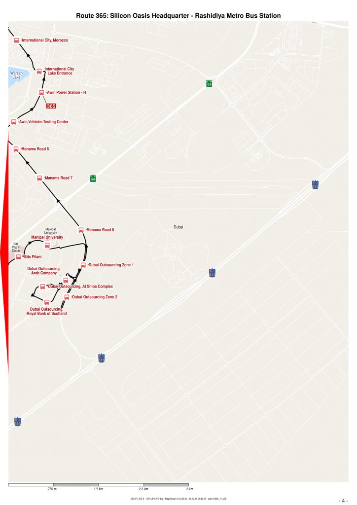 365 Bus Route in Dubai - Time Schedule, Stops and Maps - Your Dubai Guide