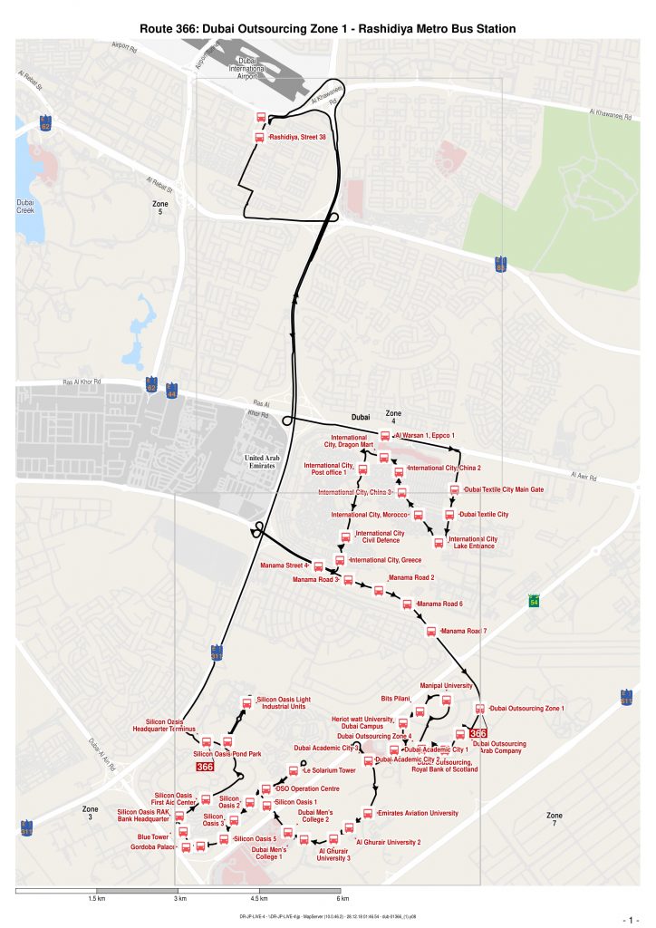 366 Bus Route in Dubai - Time Schedule, Stops and Maps - Your Dubai Guide