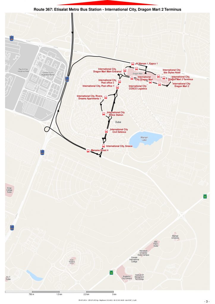 367 Bus Route in Dubai - Time Schedule, Stops and Maps - Your Dubai Guide