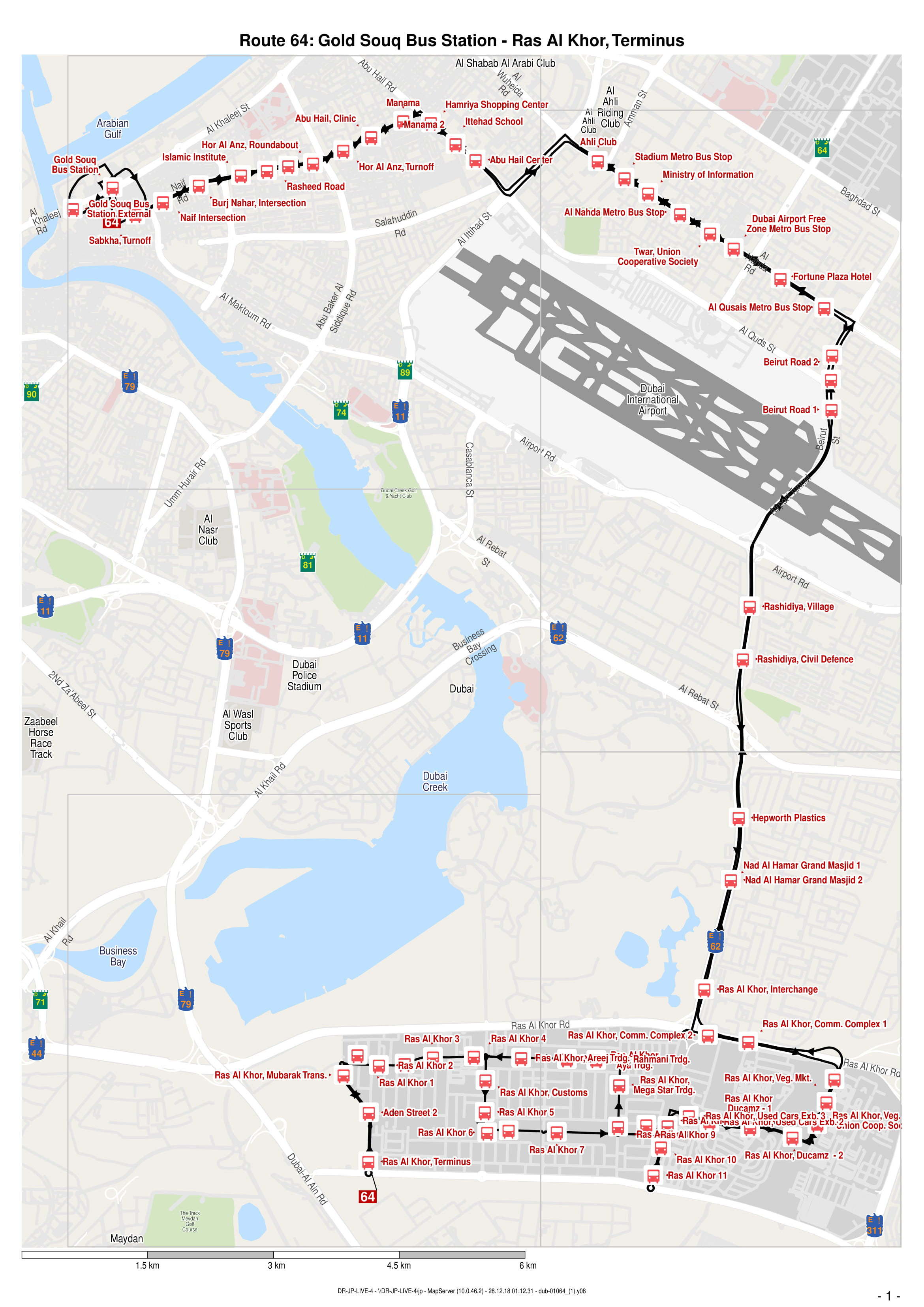 64 Bus Route In Dubai Time Schedule Stops And Maps Your Dubai Guide