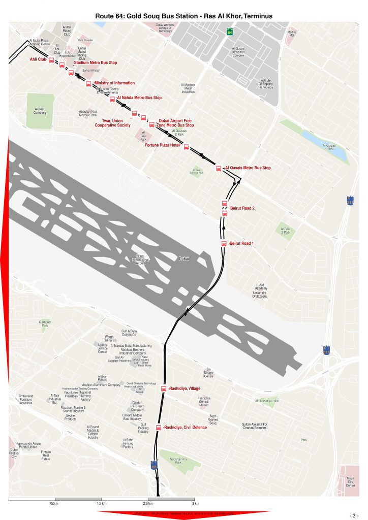 64 Bus Route in Dubai - Time Schedule, Stops and Maps - Your Dubai Guide