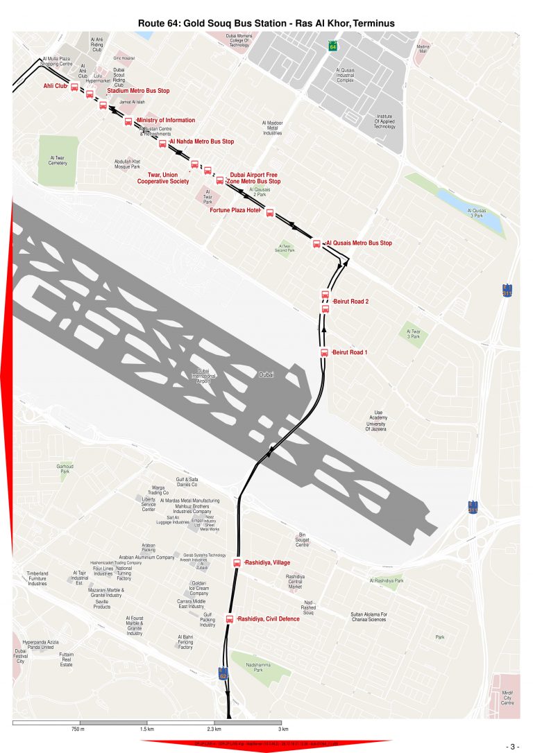 64 Bus Route in Dubai - Time Schedule, Stops and Maps - Your Dubai Guide