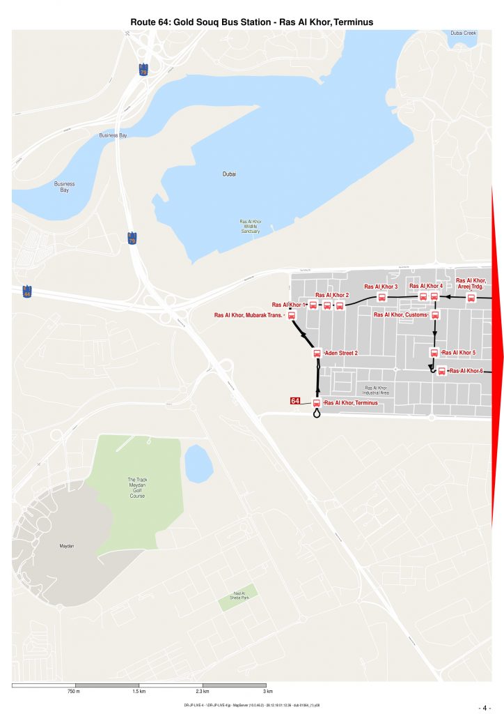 64 Bus Route in Dubai - Time Schedule, Stops and Maps - Your Dubai Guide