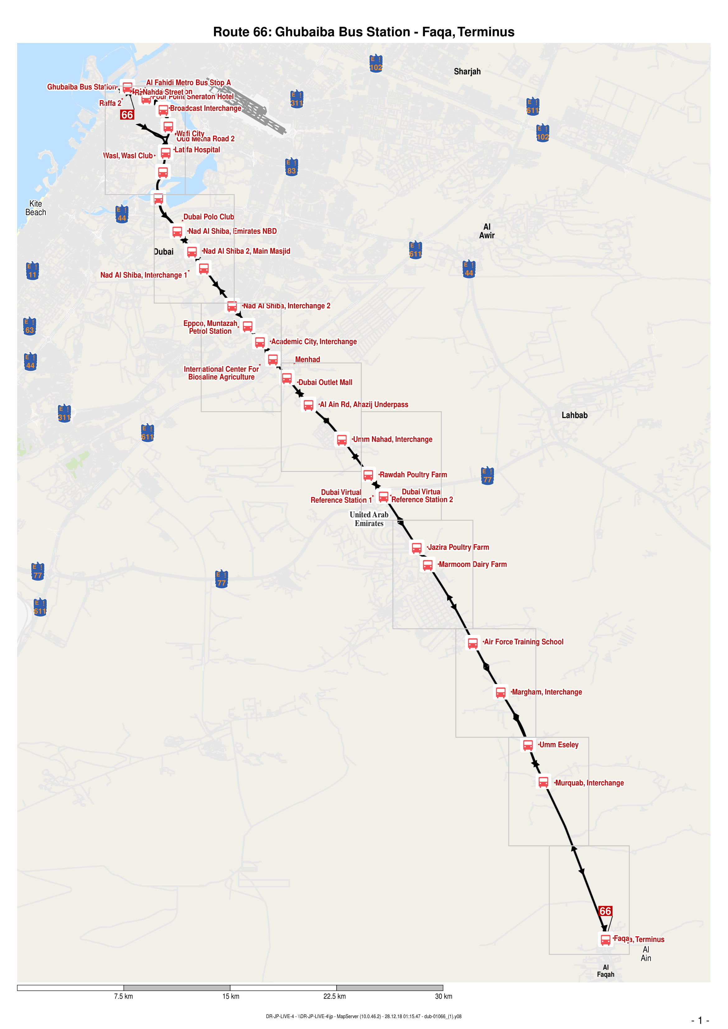 66 Bus Route In Dubai Time Schedule Stops And Maps Your Dubai Guide Images