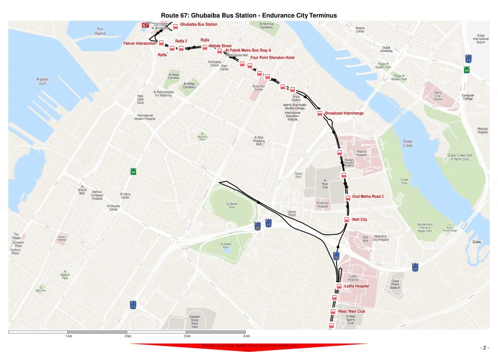 67 Bus Route in Dubai - Time Schedule, Stops and Maps - Your Dubai Guide