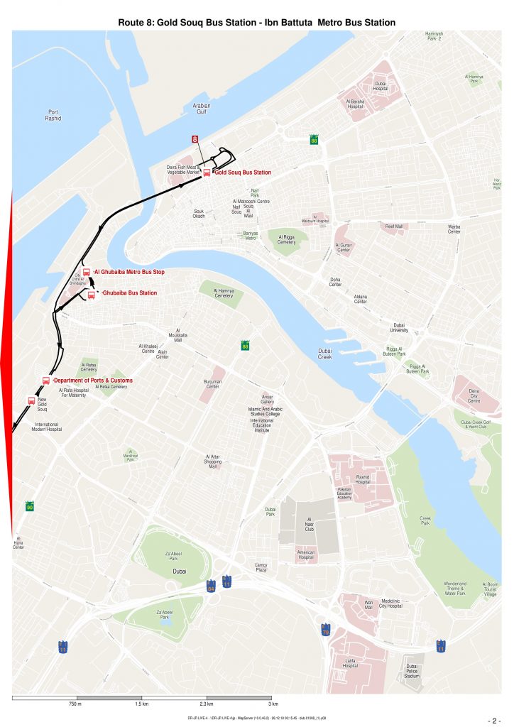 8 Bus Route in Dubai - Time Schedule, Stops and Maps - Your Dubai Guide