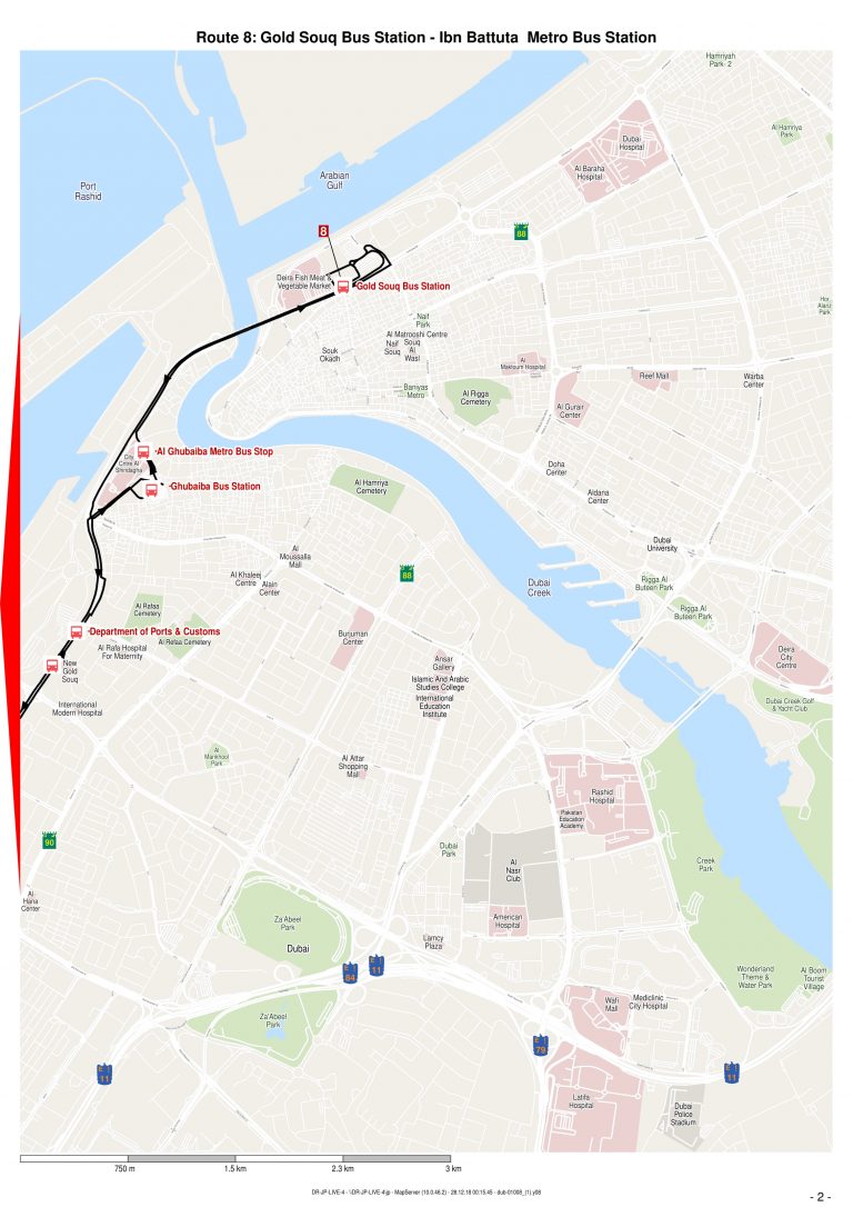 8 Bus Route in Dubai - Time Schedule, Stops and Maps - Your Dubai Guide