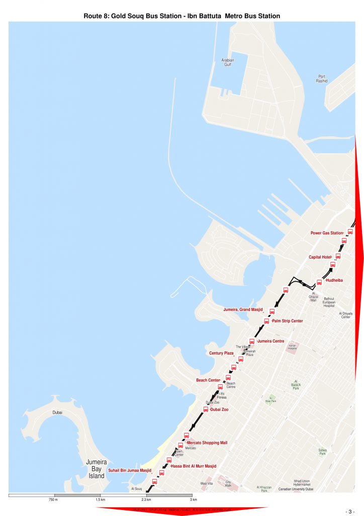 8 Bus Route in Dubai - Time Schedule, Stops and Maps - Your Dubai Guide