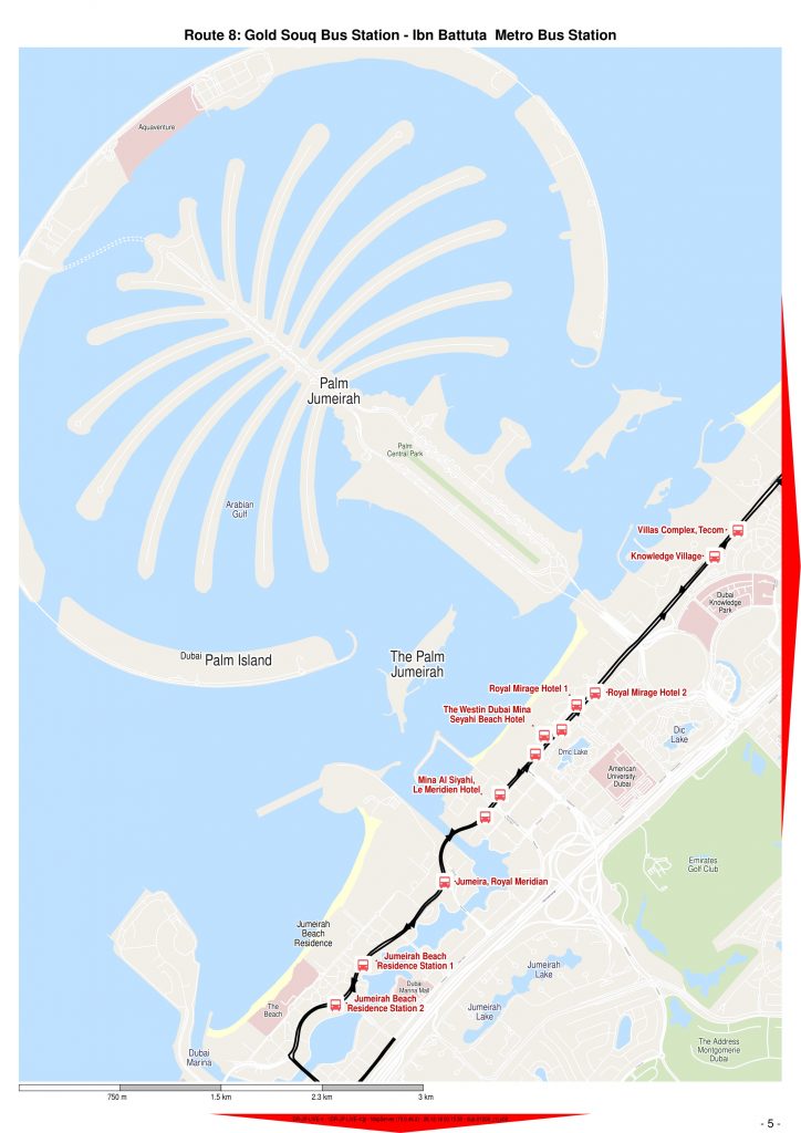 8 Bus Route in Dubai - Time Schedule, Stops and Maps - Your Dubai Guide