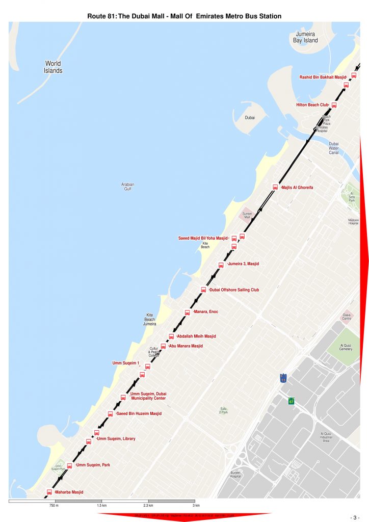 81 Bus Route in Dubai - Time Schedule, Stops and Maps - Your Dubai Guide