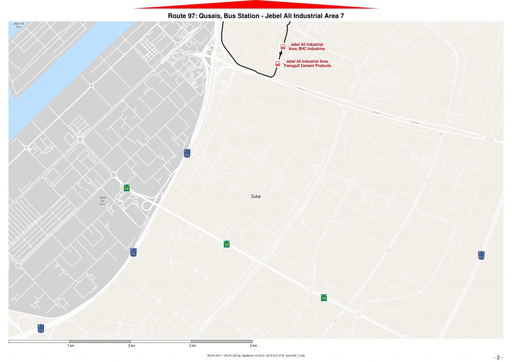 97 Bus Route in Dubai - Time Schedule, Stops and Maps - Your Dubai Guide