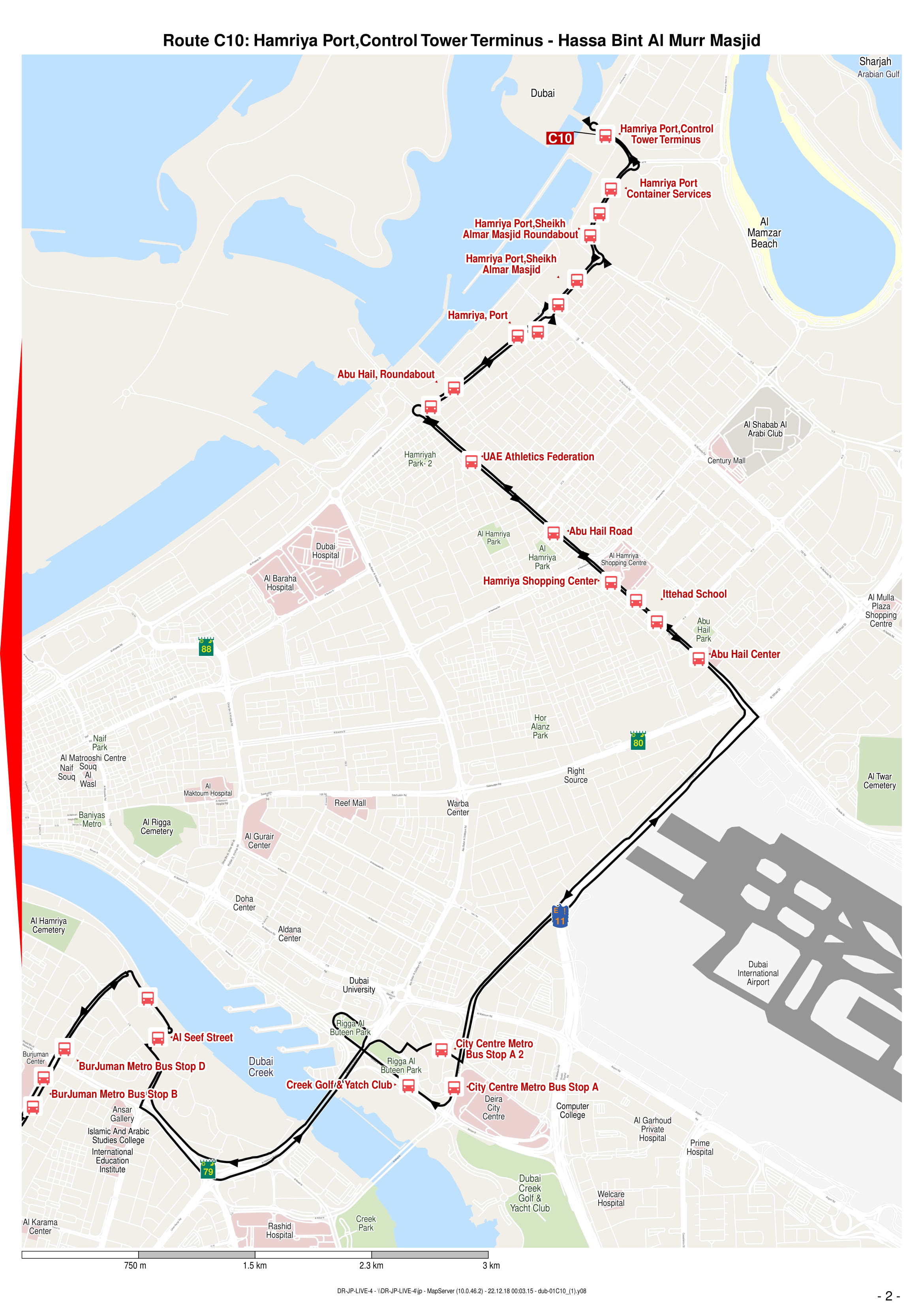 C10 Bus Route In Dubai Time Schedule Stops And Maps Your Dubai Guide