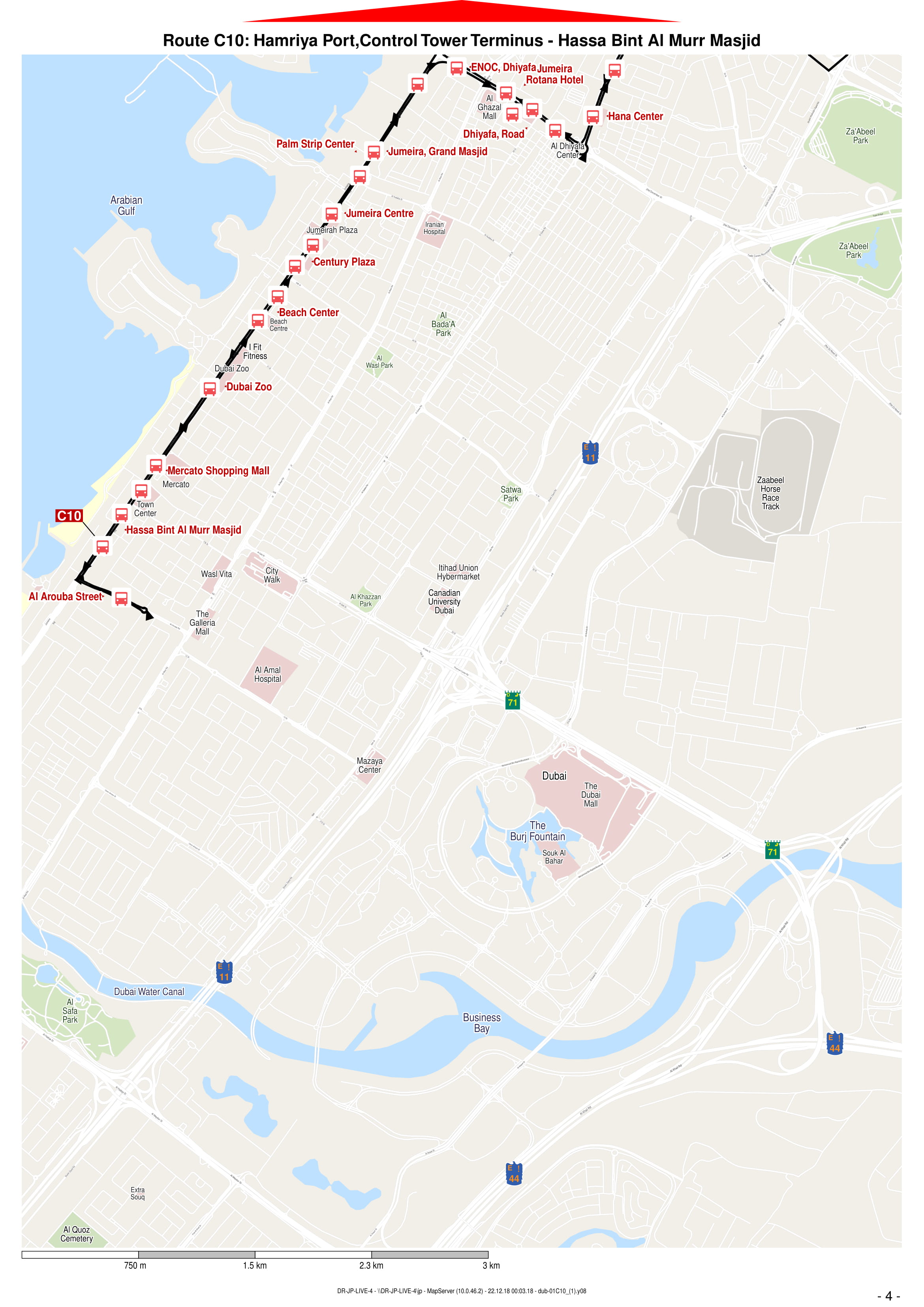 C10 Bus Route In Dubai Time Schedule Stops And Maps Your Dubai Guide