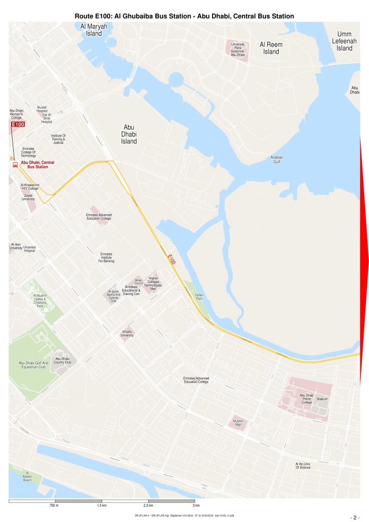 E100 Bus Route in Dubai – Time Schedule, Stops and Maps – Your Dubai Guide