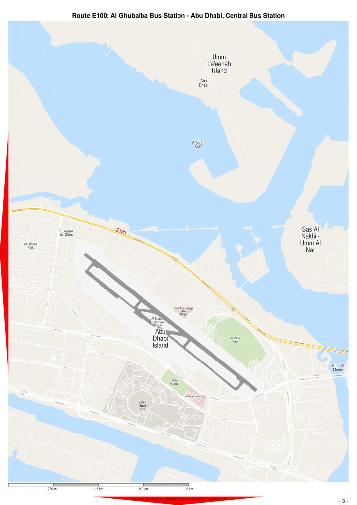 E100 Bus Route in Dubai - Time Schedule, Stops and Maps - Your Dubai Guide