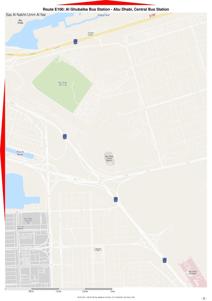 E100 Bus Route in Dubai - Time Schedule, Stops and Maps - Your Dubai Guide