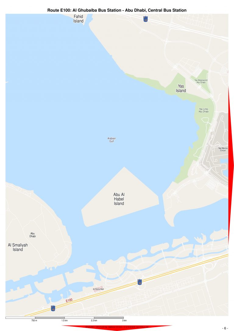 E100 Bus Route in Dubai – Time Schedule, Stops and Maps – Your Dubai Guide