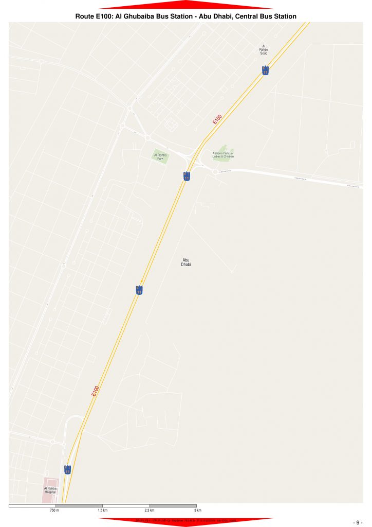 E100 Bus Route in Dubai – Time Schedule, Stops and Maps – Your Dubai Guide