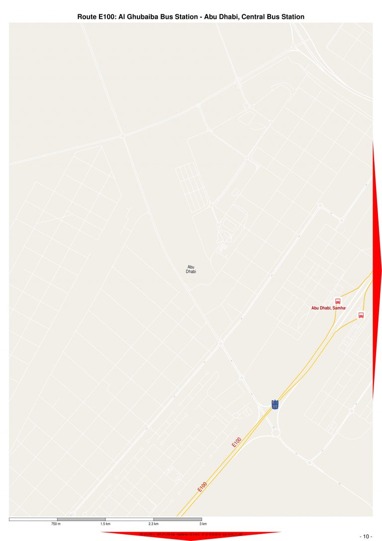 E100 Bus Route in Dubai – Time Schedule, Stops and Maps – Your Dubai Guide