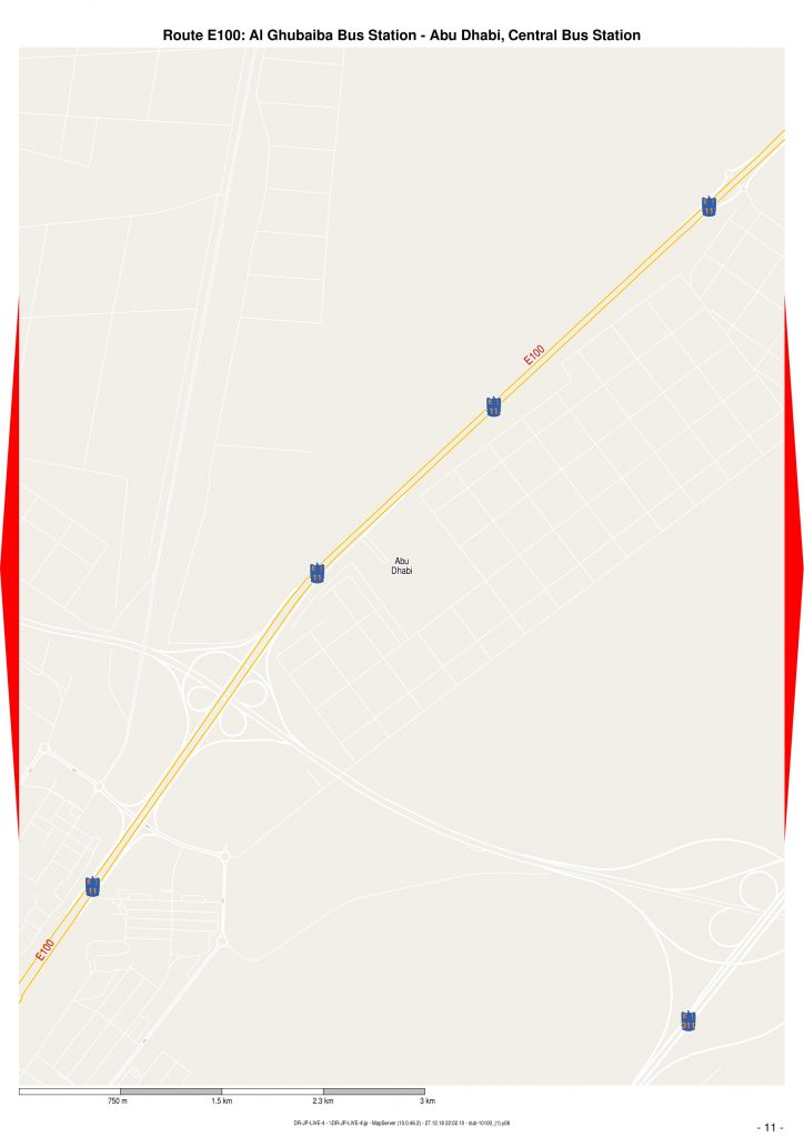 E100 Bus Route in Dubai – Time Schedule, Stops and Maps – Your Dubai Guide