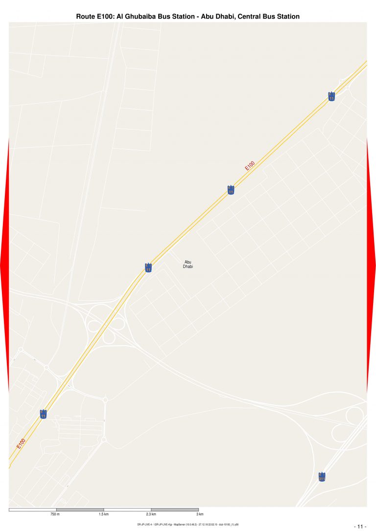 E100 Bus Route in Dubai – Time Schedule, Stops and Maps – Your Dubai Guide