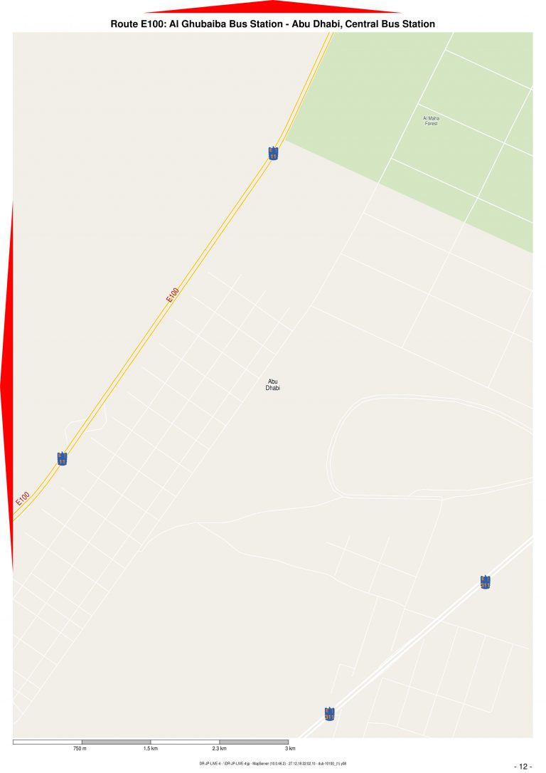 E100 Bus Route in Dubai – Time Schedule, Stops and Maps – Your Dubai Guide