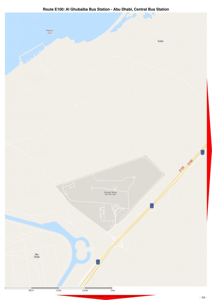 E100 Bus Route in Dubai – Time Schedule, Stops and Maps – Your Dubai Guide