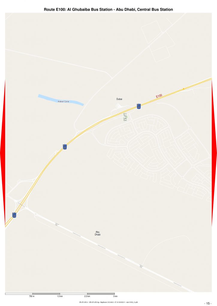 E100 Bus Route in Dubai – Time Schedule, Stops and Maps – Your Dubai Guide