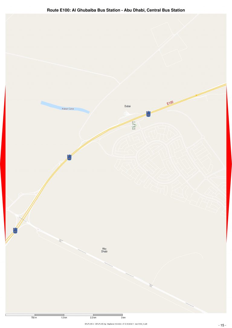 E100 Bus Route in Dubai – Time Schedule, Stops and Maps – Your Dubai Guide