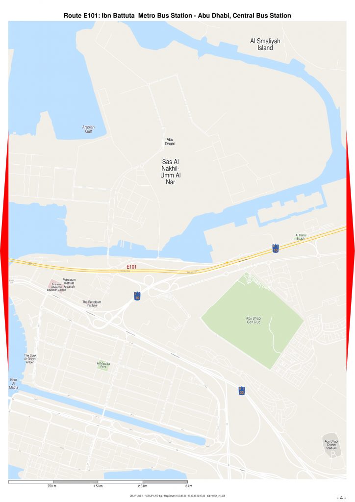 E101 Bus Route in Dubai - Time Schedule, Stops and Maps - Your Dubai Guide