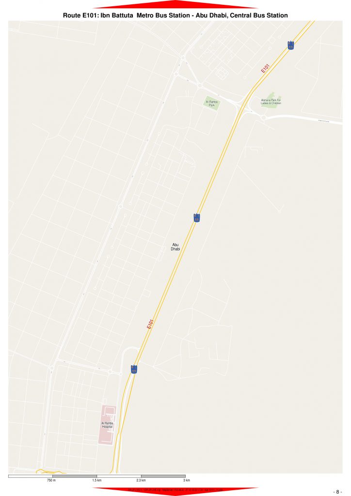 E101 Bus Route in Dubai - Time Schedule, Stops and Maps - Your Dubai Guide