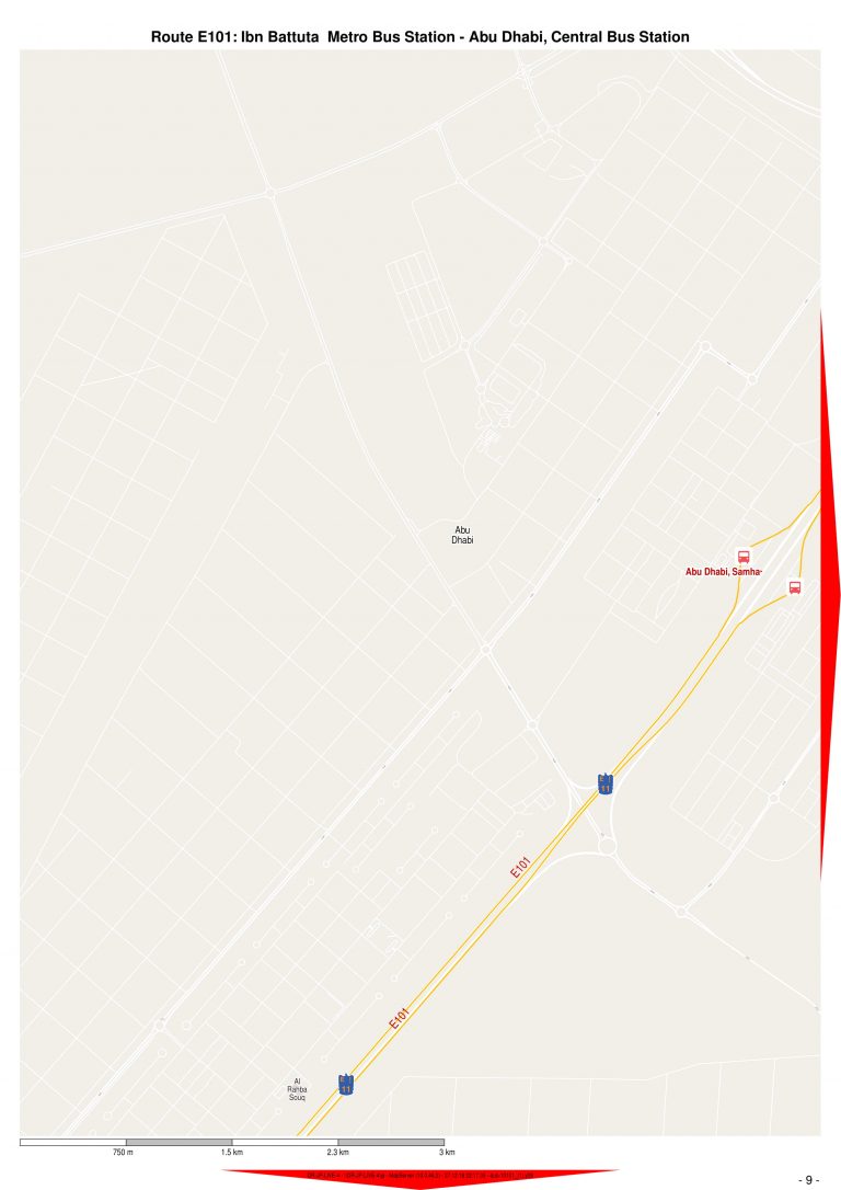 E101 Bus Route in Dubai - Time Schedule, Stops and Maps - Your Dubai Guide