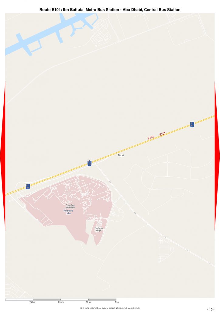 E101 Bus Route in Dubai - Time Schedule, Stops and Maps - Your Dubai Guide