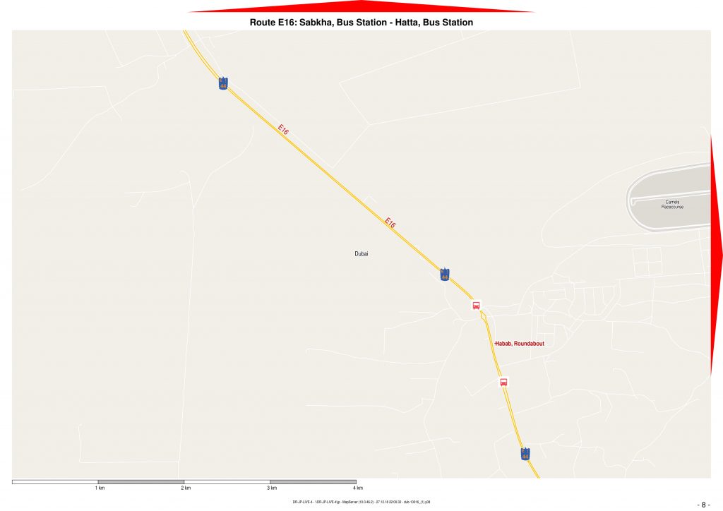 E16 Bus Route in Dubai - Time Schedule, Stops and Maps - Your Dubai Guide